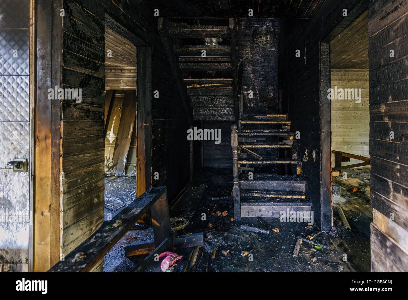 Smoke damage house interior hi-res stock photography and images - Alamy