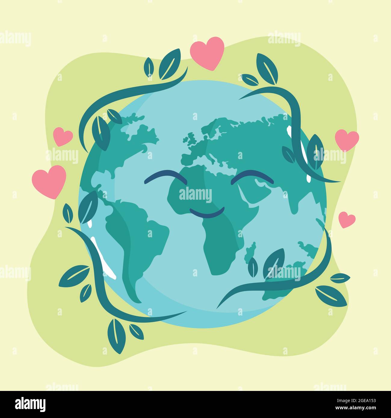 cartoon happy planet Stock Vector Image & Art - Alamy
