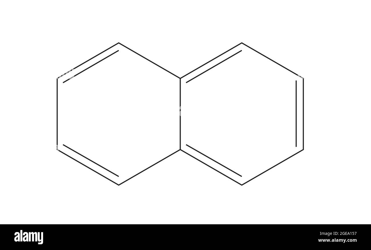 Chemical Structure of Naphthalene, Anatomy Of Naphthalene, Molecular ...