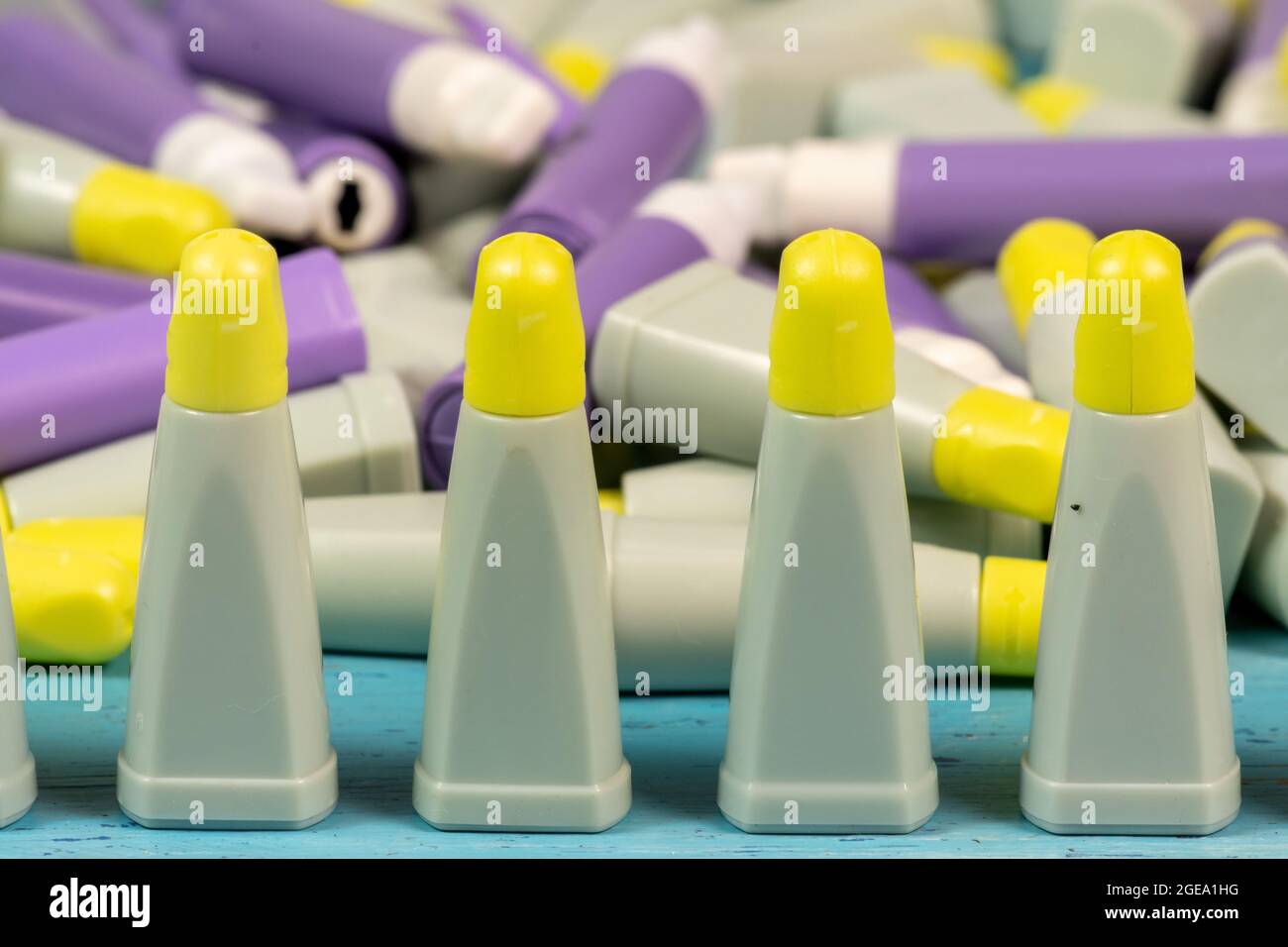 Lancets are sterile, pyrogen-free, non-toxic single-use devices ...