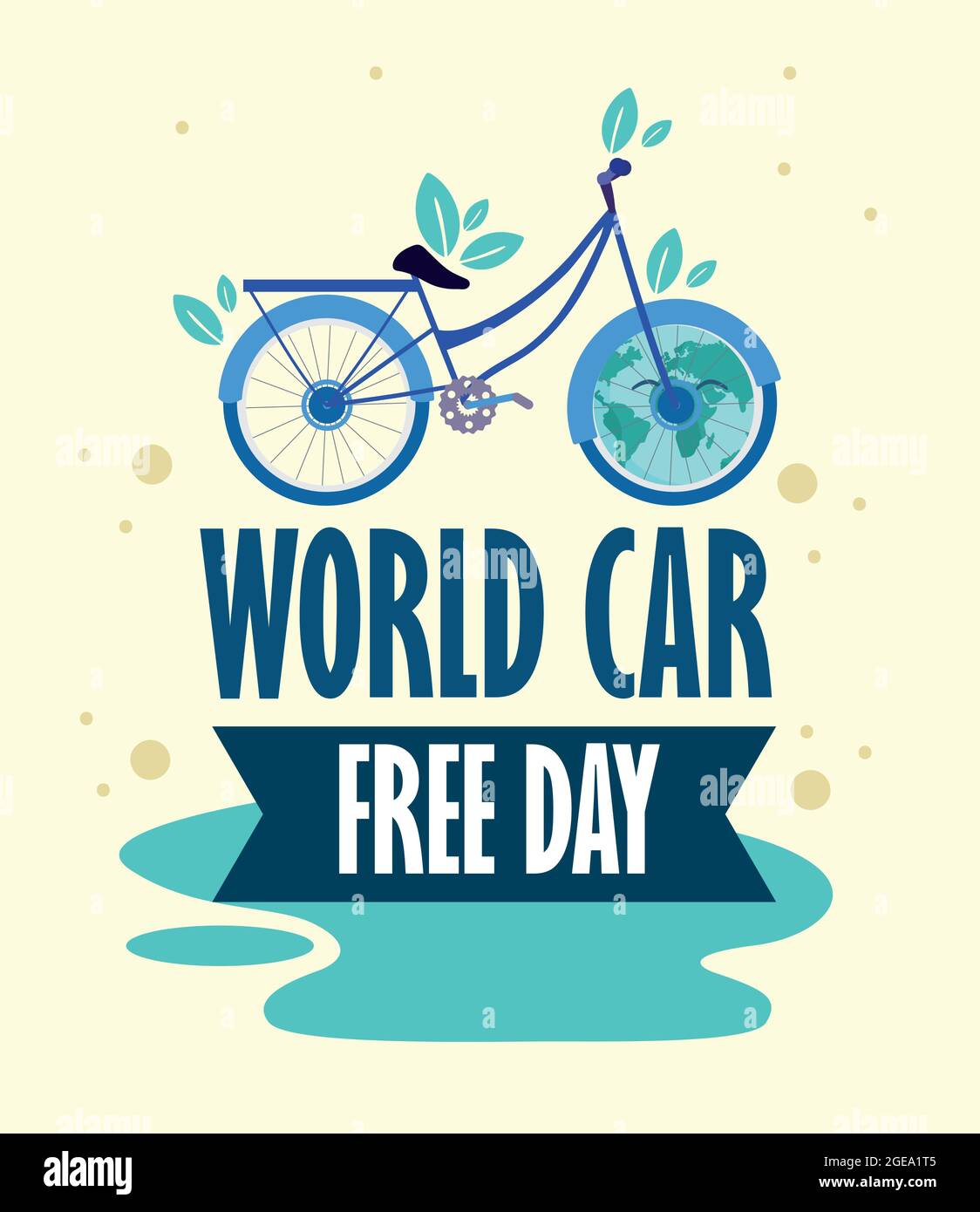 world car free day poster Stock Vector Image & Art - Alamy