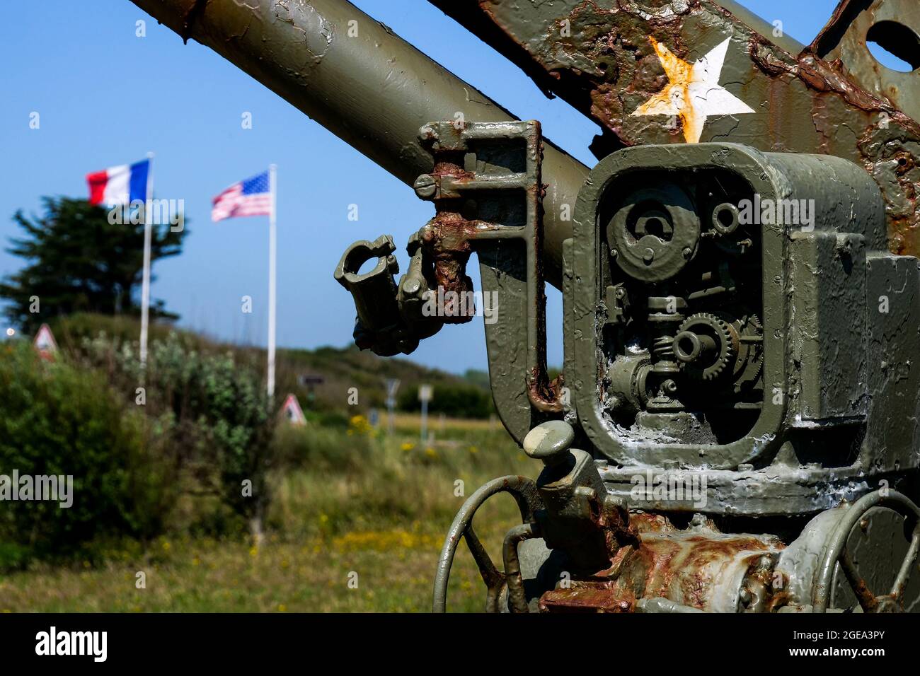 June 6th 1944wwii gun hi-res stock photography and images - Alamy