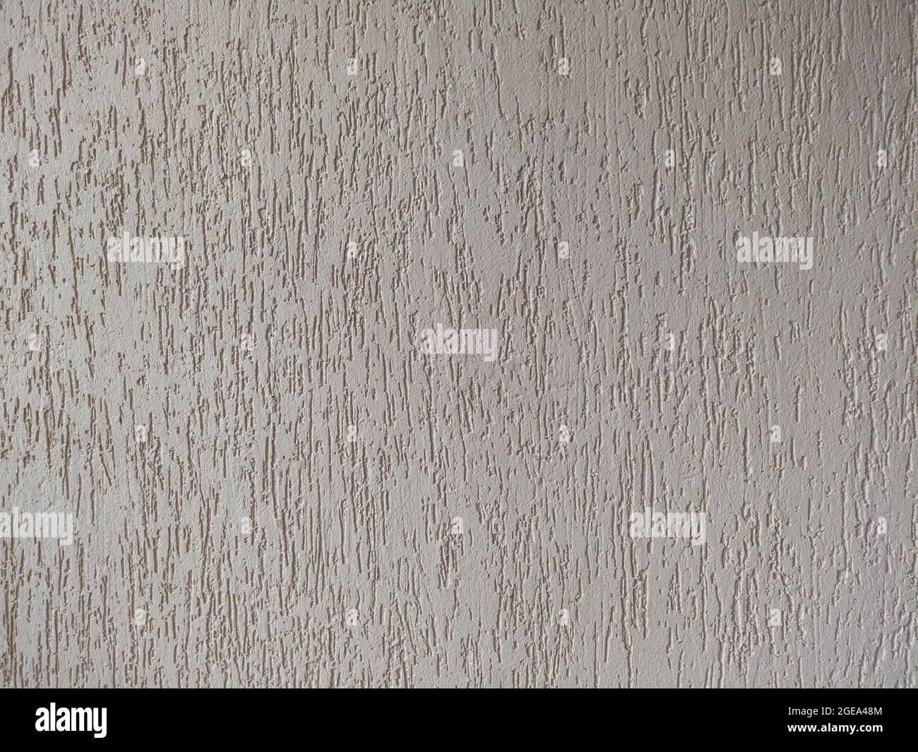 Decorative embossed concrete and glue plaster. Gray plastered wall ...