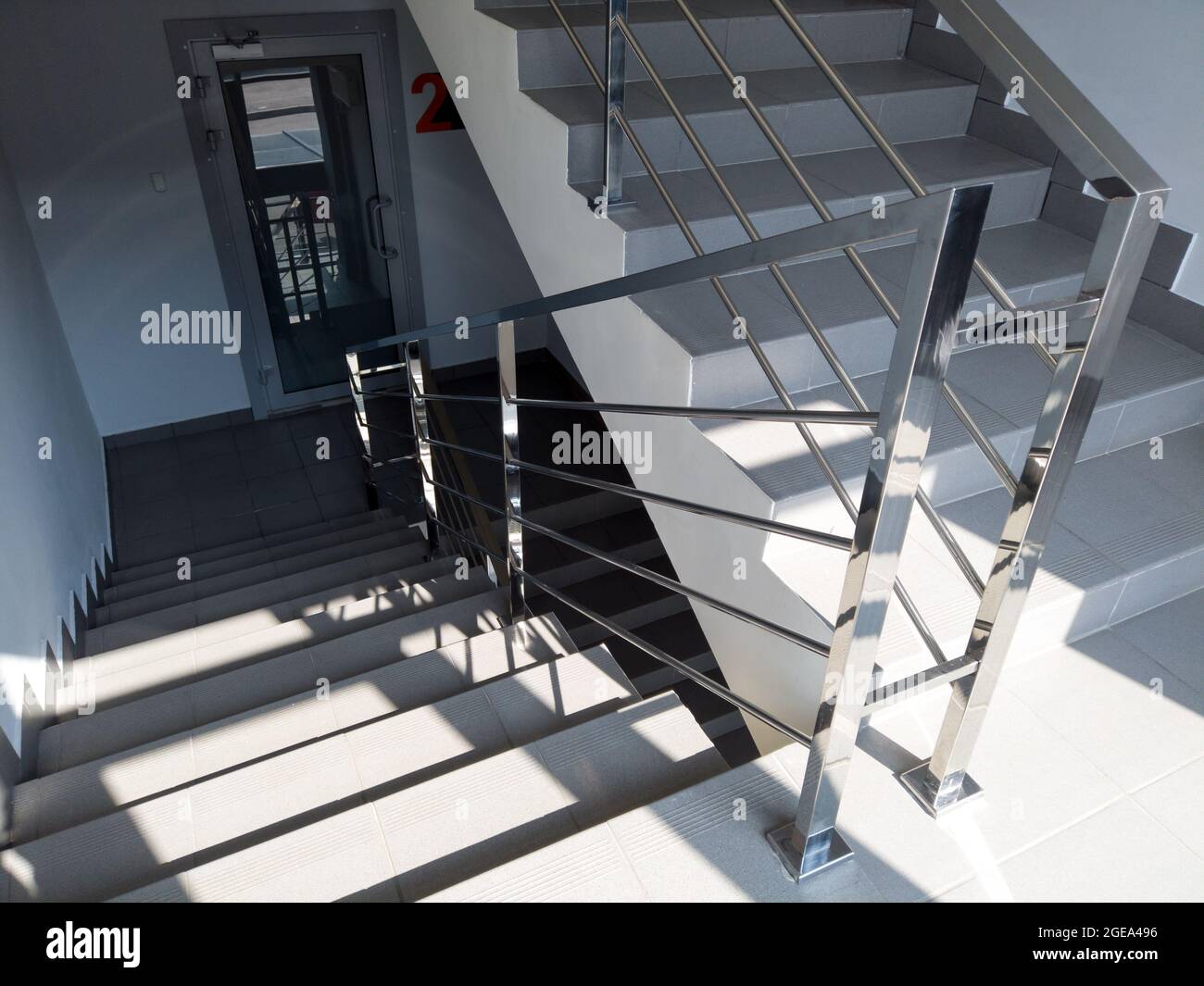 Staircase emergency exit in office hi-res stock photography and images ...