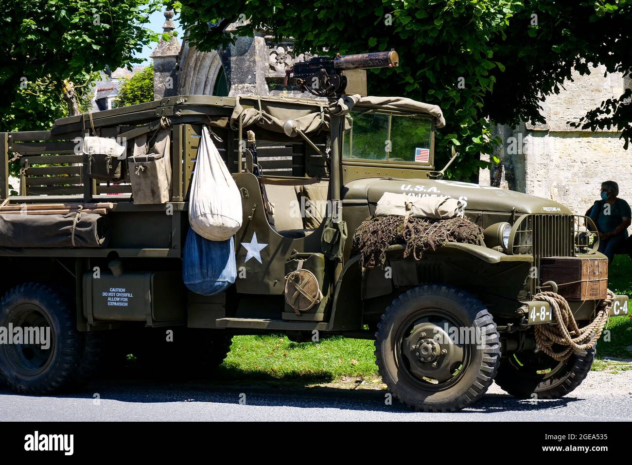 GMC, American WWII truck, Sainte-Marie du Mont, Manche department ...