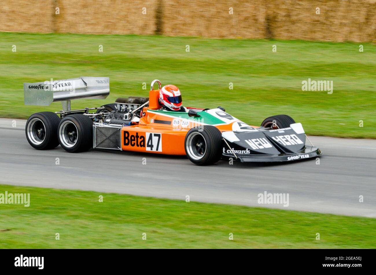 March 2-4-0 experimental six-wheeled Formula One racing car built by ...