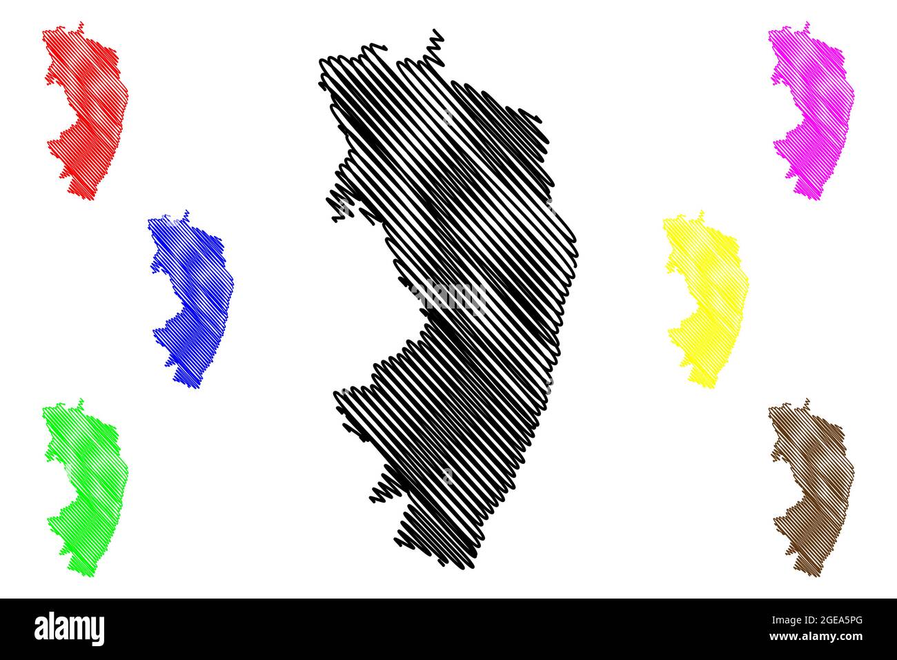 Gorlitz district (Federal Republic of Germany, rural district Swabia ...