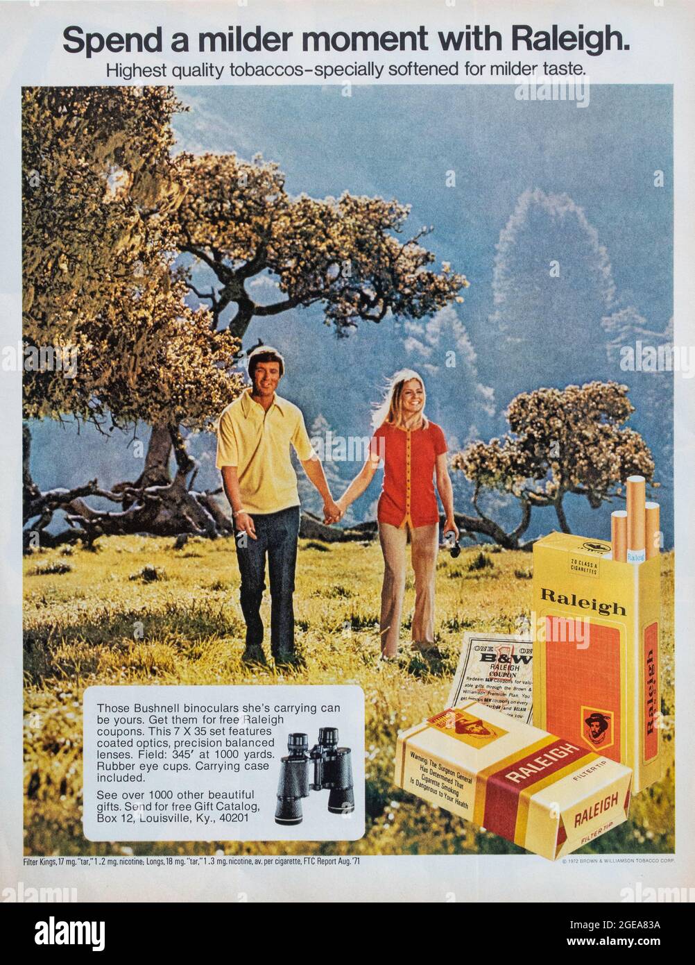 Vintage Life Magazine advertisement, 9 June 1972 issue, USA Stock Photo ...