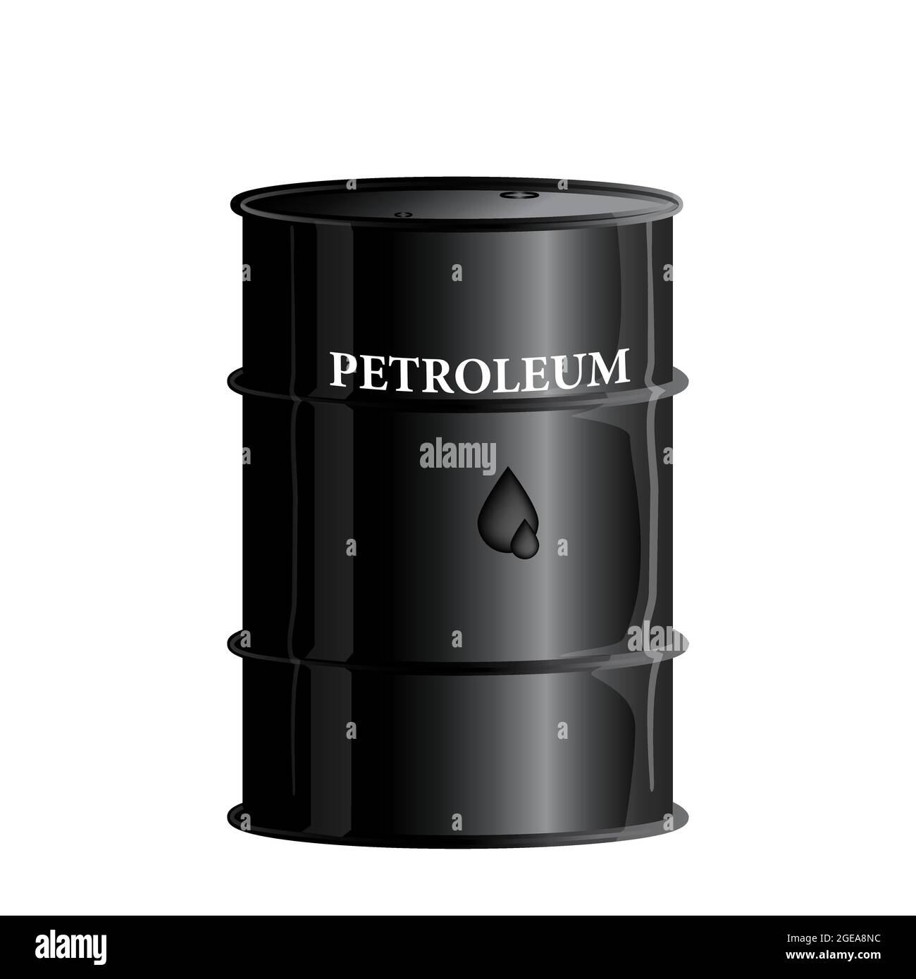 Barrel of petroleum. Vector illustration on a white background Stock ...