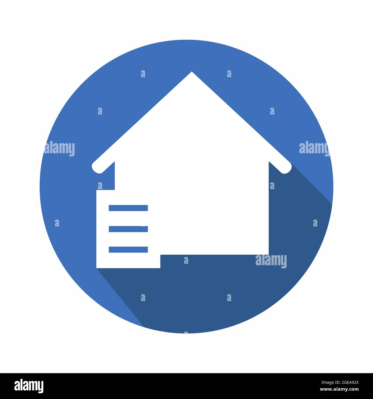 Vector Graphic of Paperwork - Flat Style - simple illustration ...