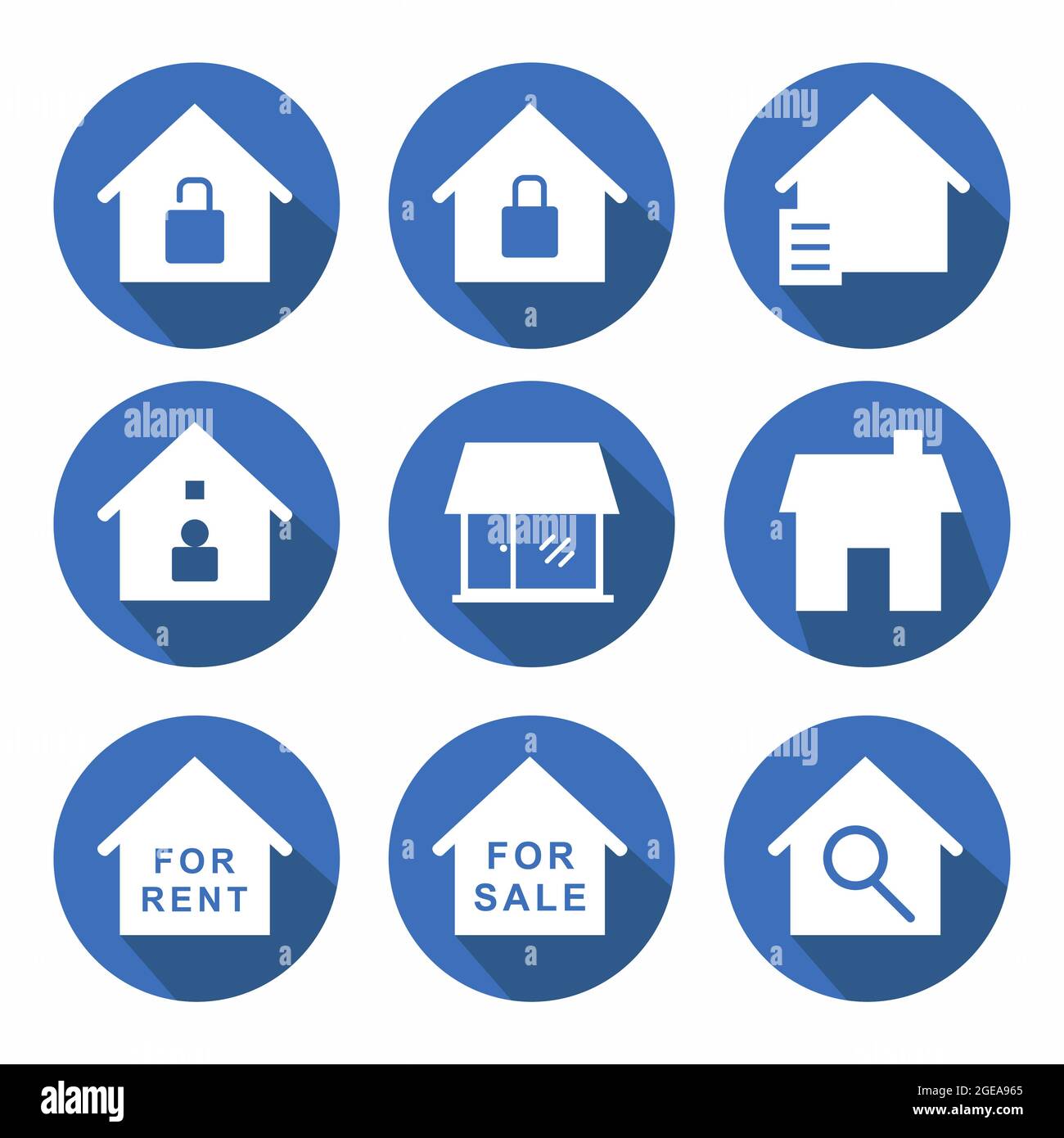 Vector Graphic of Hotel and Restaurant Set Icon Part 7 - Flat Style ...