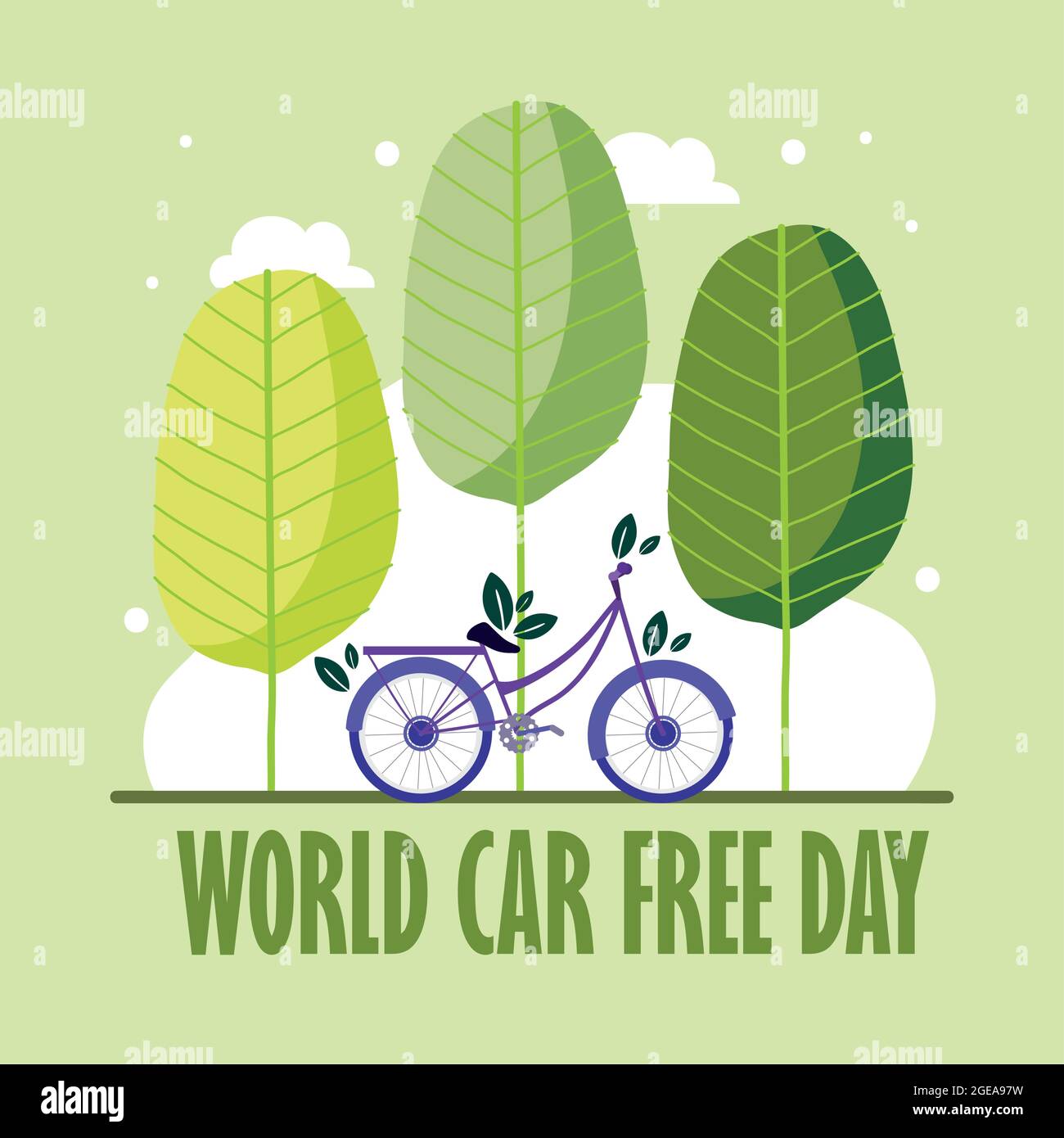 world car free day flyer Stock Vector Image & Art - Alamy