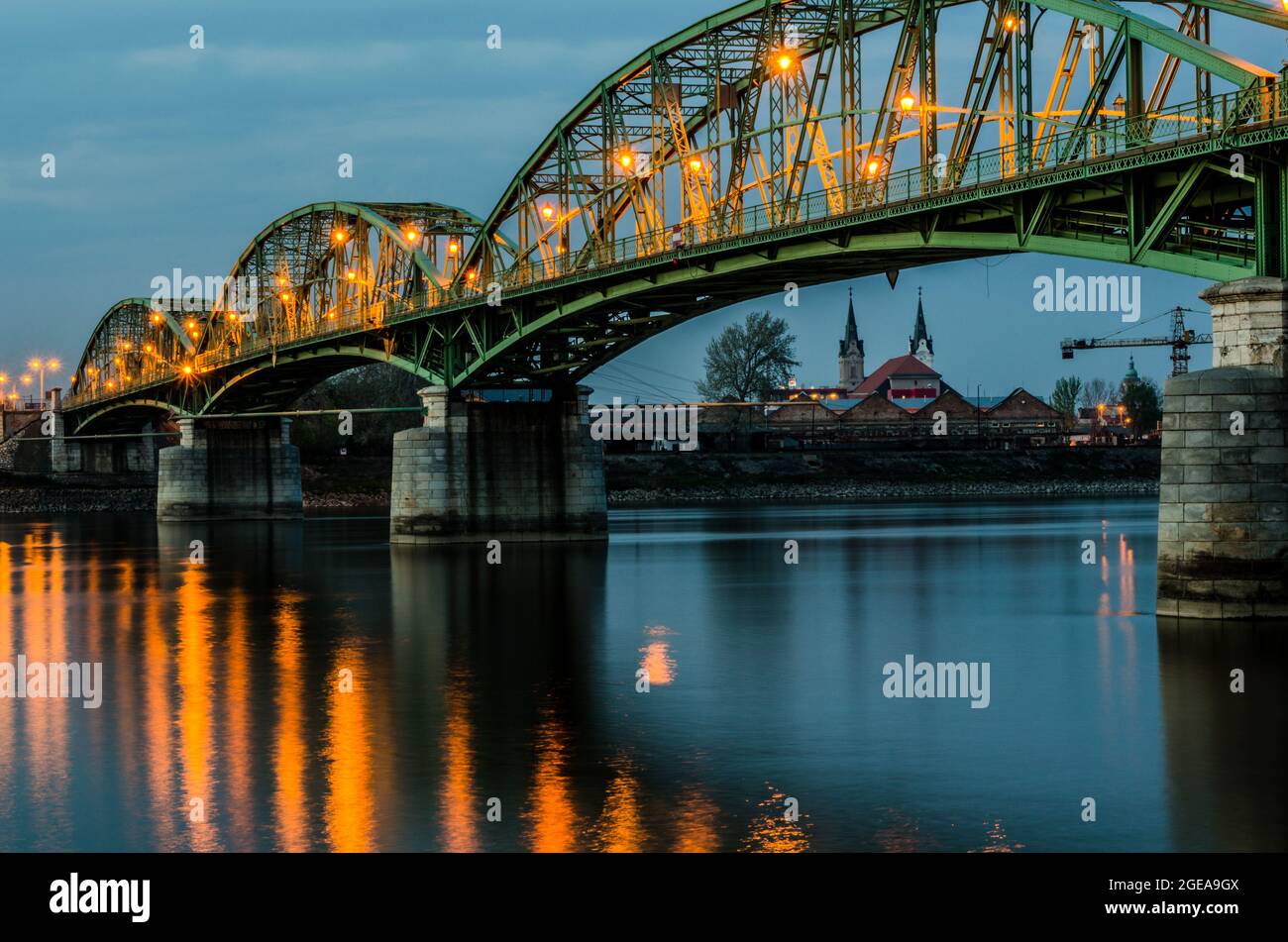 Komarno bridge hi-res stock photography and images - Alamy