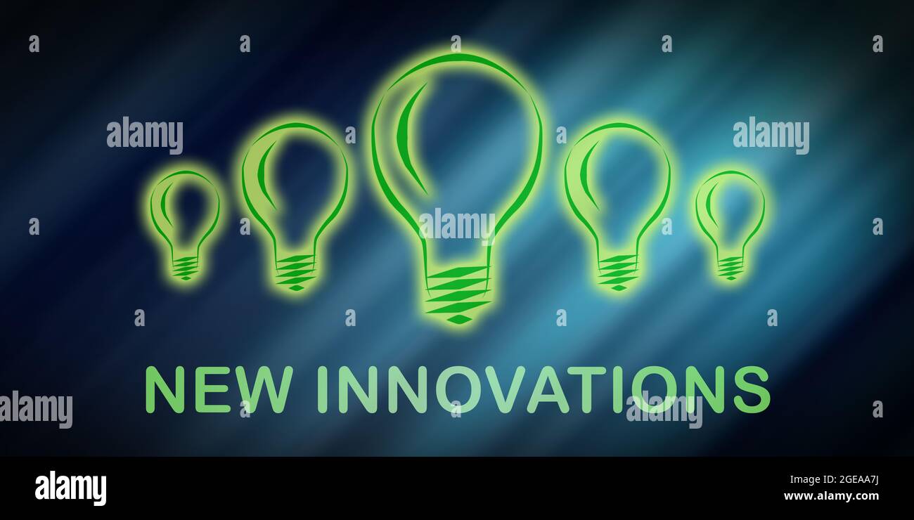 Illustration of a new innovations concept Stock Photo - Alamy