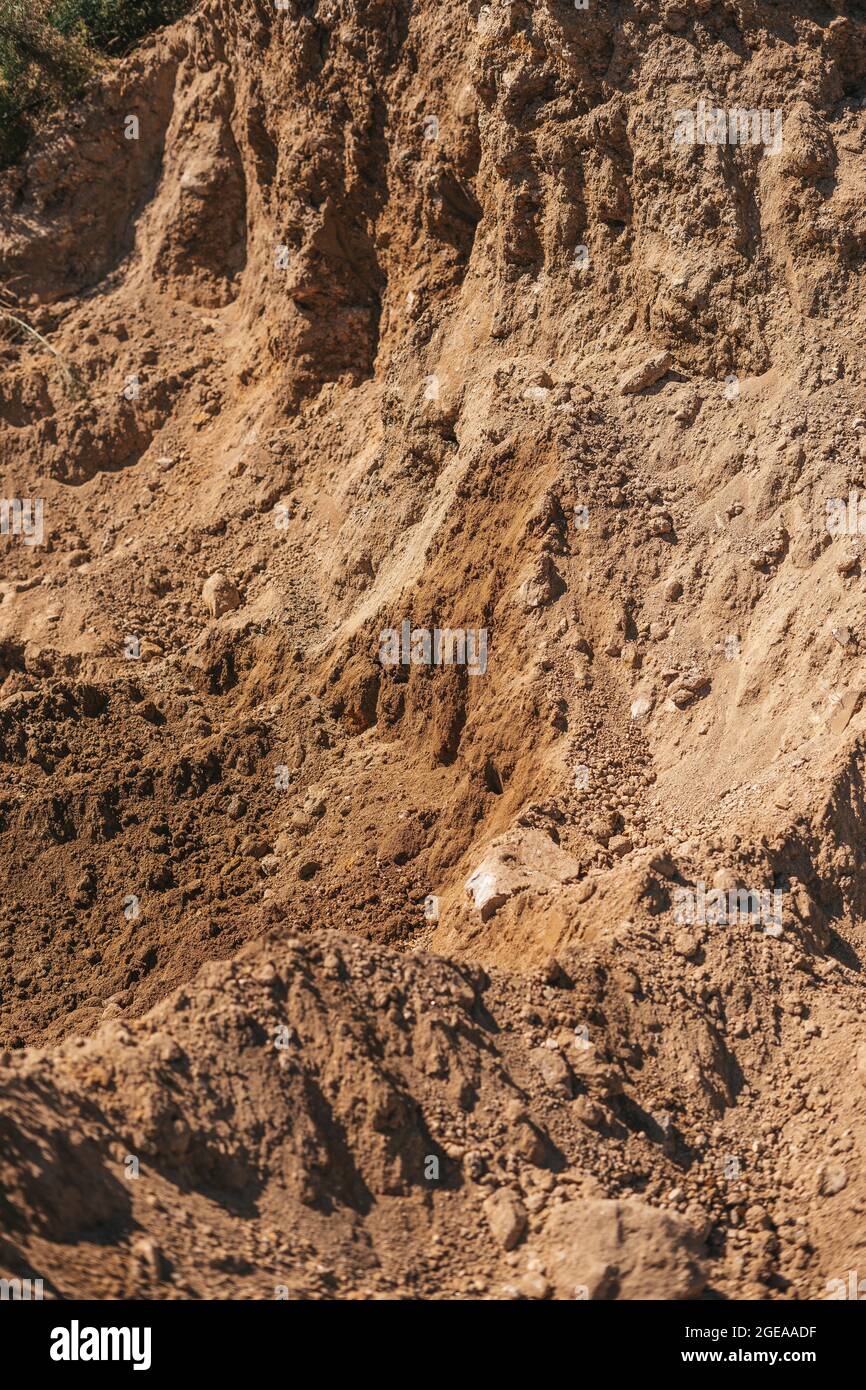Dirt texture from a construction site Stock Photo - Alamy