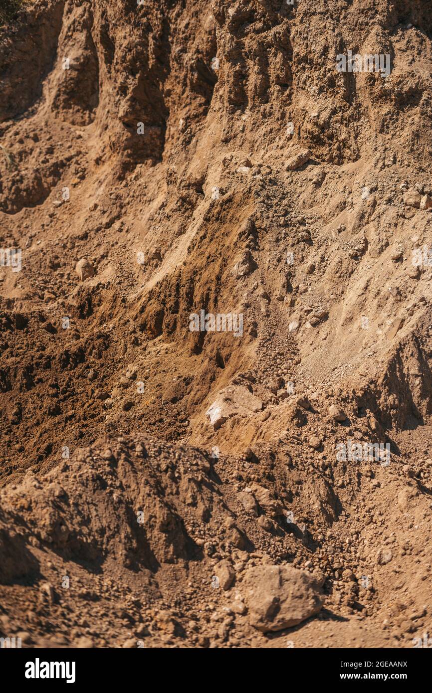 Dirt texture from a construction site Stock Photo - Alamy