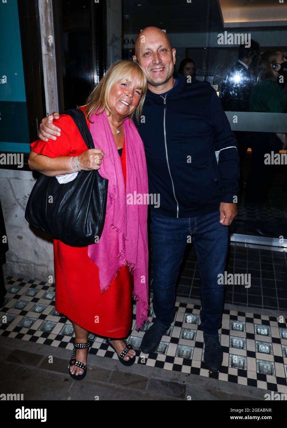 London, UK. 17th Aug, 2021. Linda Robson and Mark Dunford attend the ...
