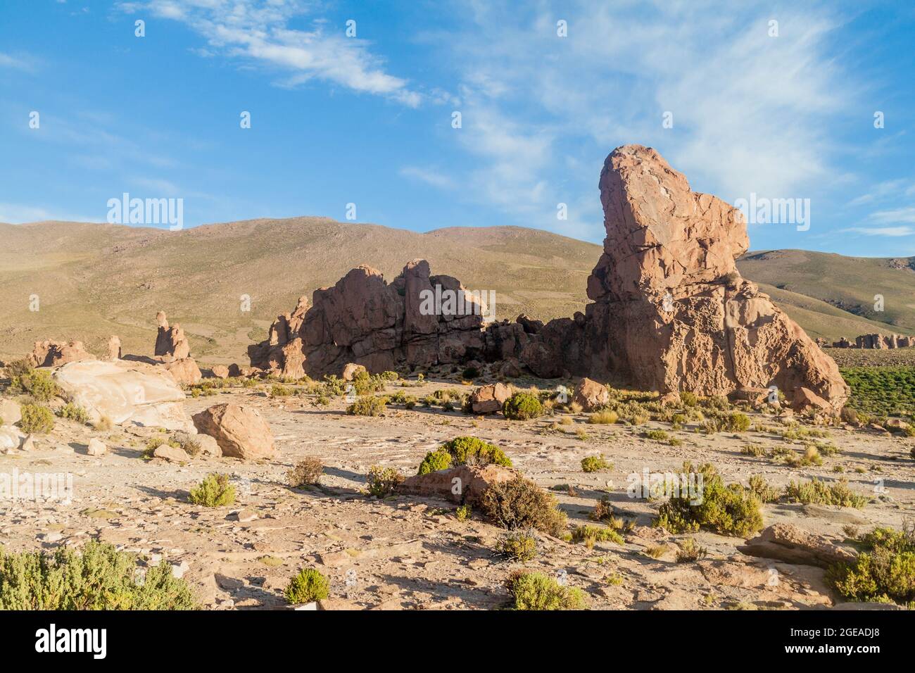 Landscape of bolivian Altiplano Stock Photo - Alamy