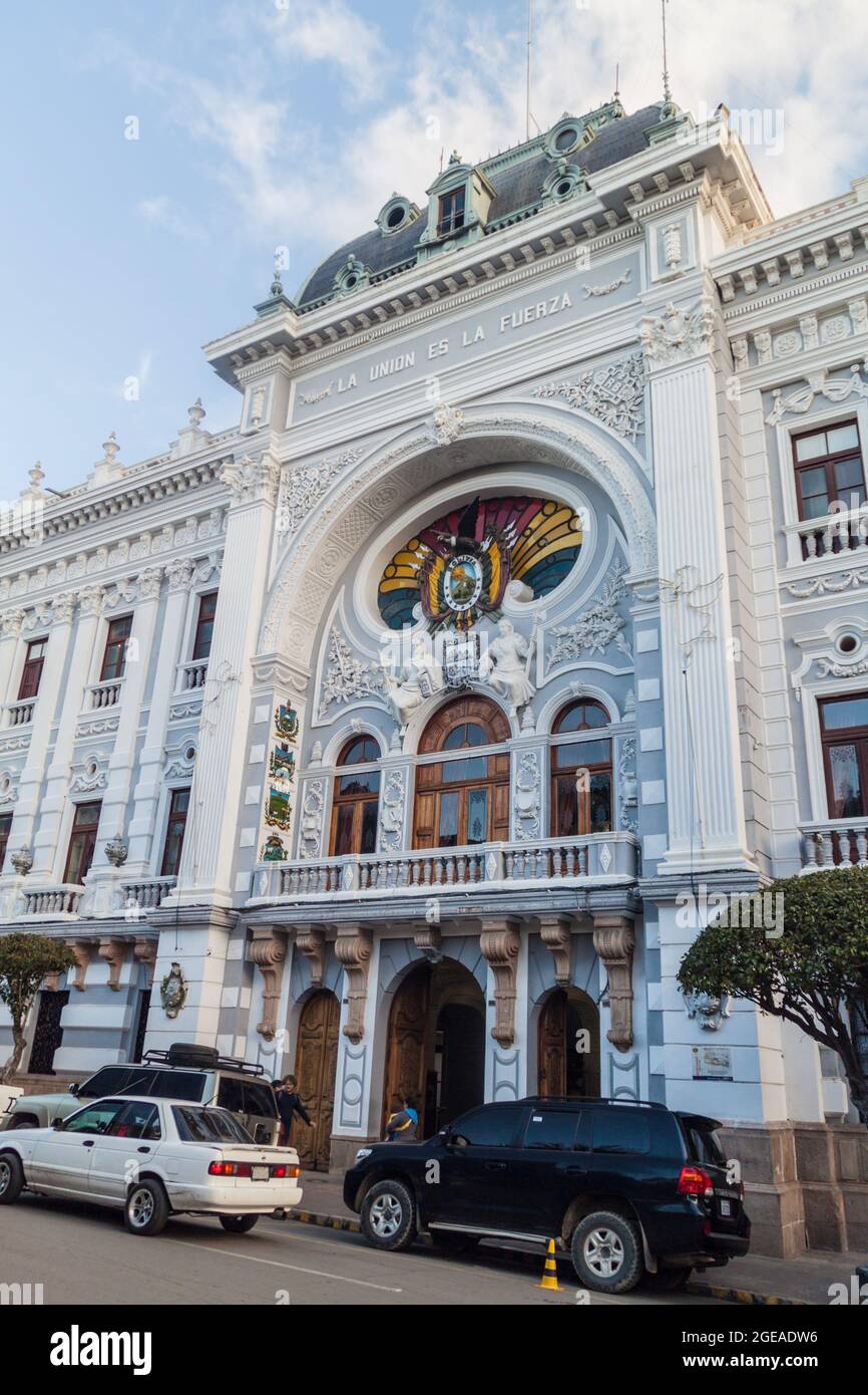 Bolivian congress building hi-res stock photography and images - Alamy