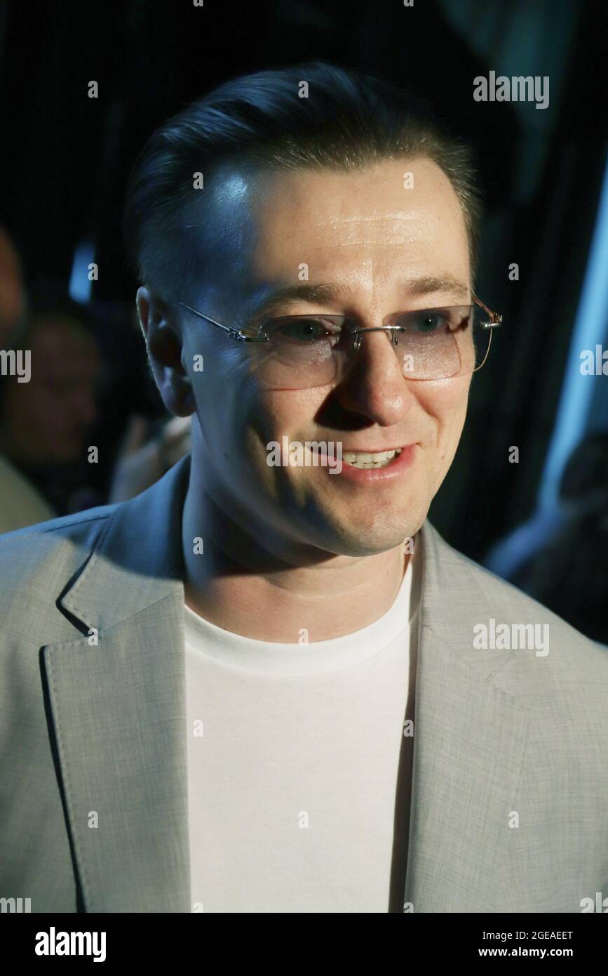 Russian actor Sergey Bezrukov Stock Photo - Alamy