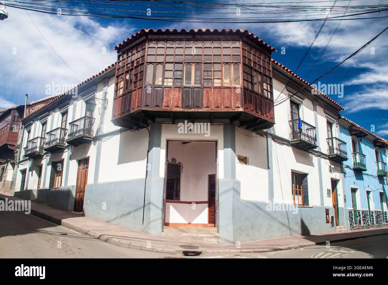 Colonial buildings in Potosi, Bolivia Stock Photo - Alamy