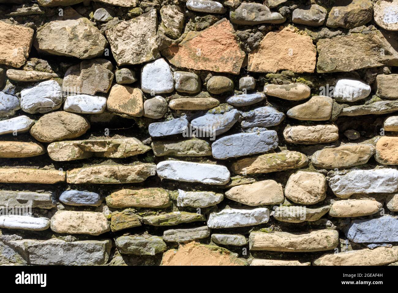wall laid out of natural frame. stone texture. High quality photo Stock ...