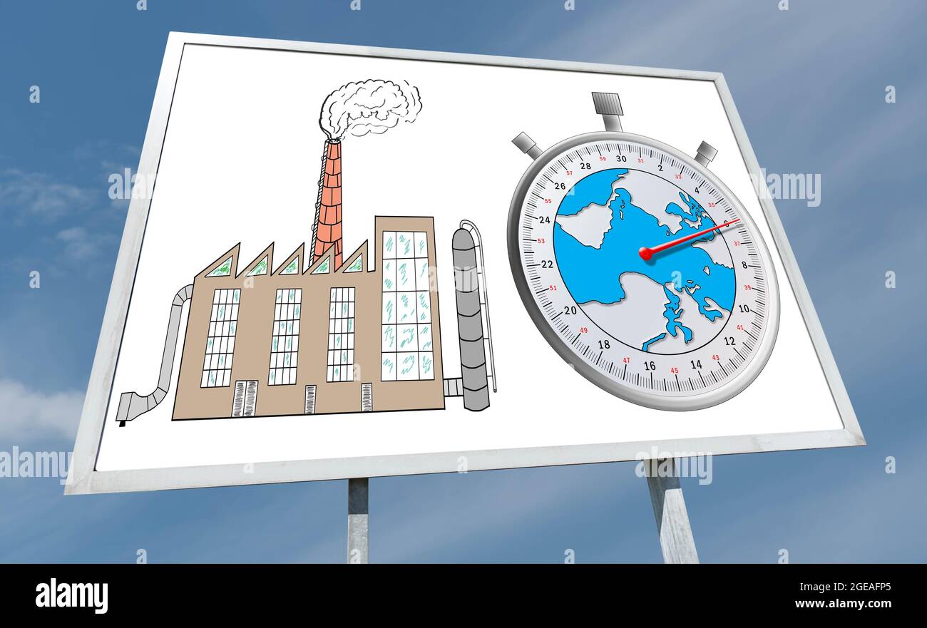 Billboard on climate change hi-res stock photography and images - Alamy