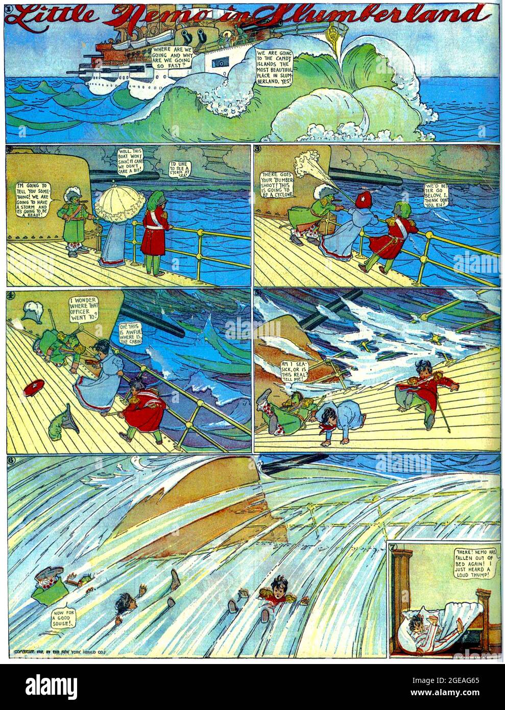 Vintage Little Nemo Winsor McCay cartoon Stock Photo - Alamy