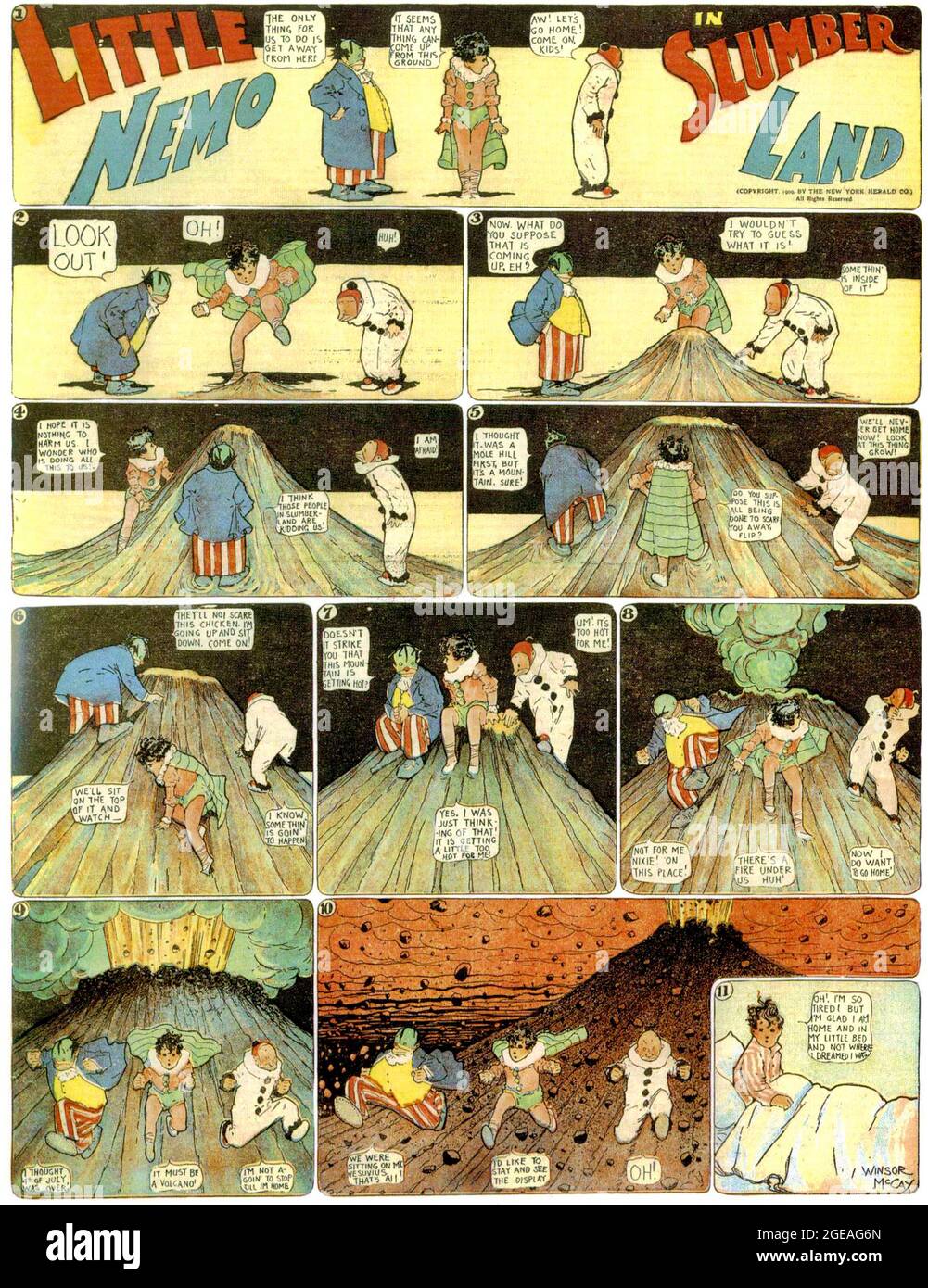 Vintage Little Nemo Winsor McCay cartoon Stock Photo - Alamy
