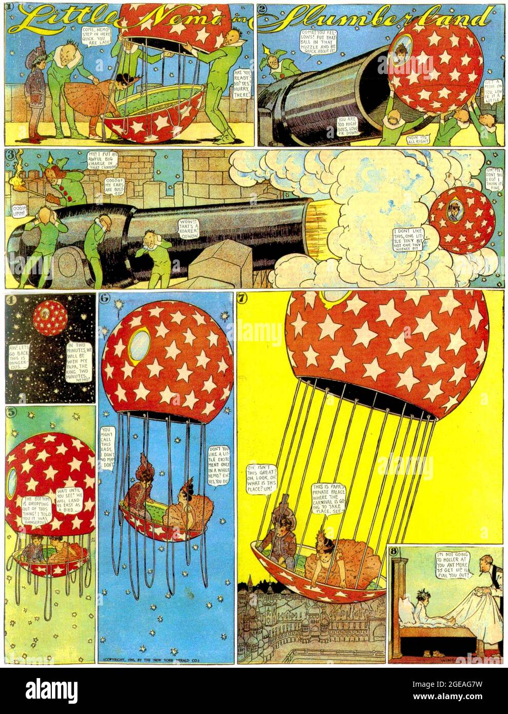 Vintage Little Nemo Winsor McCay cartoon Stock Photo - Alamy