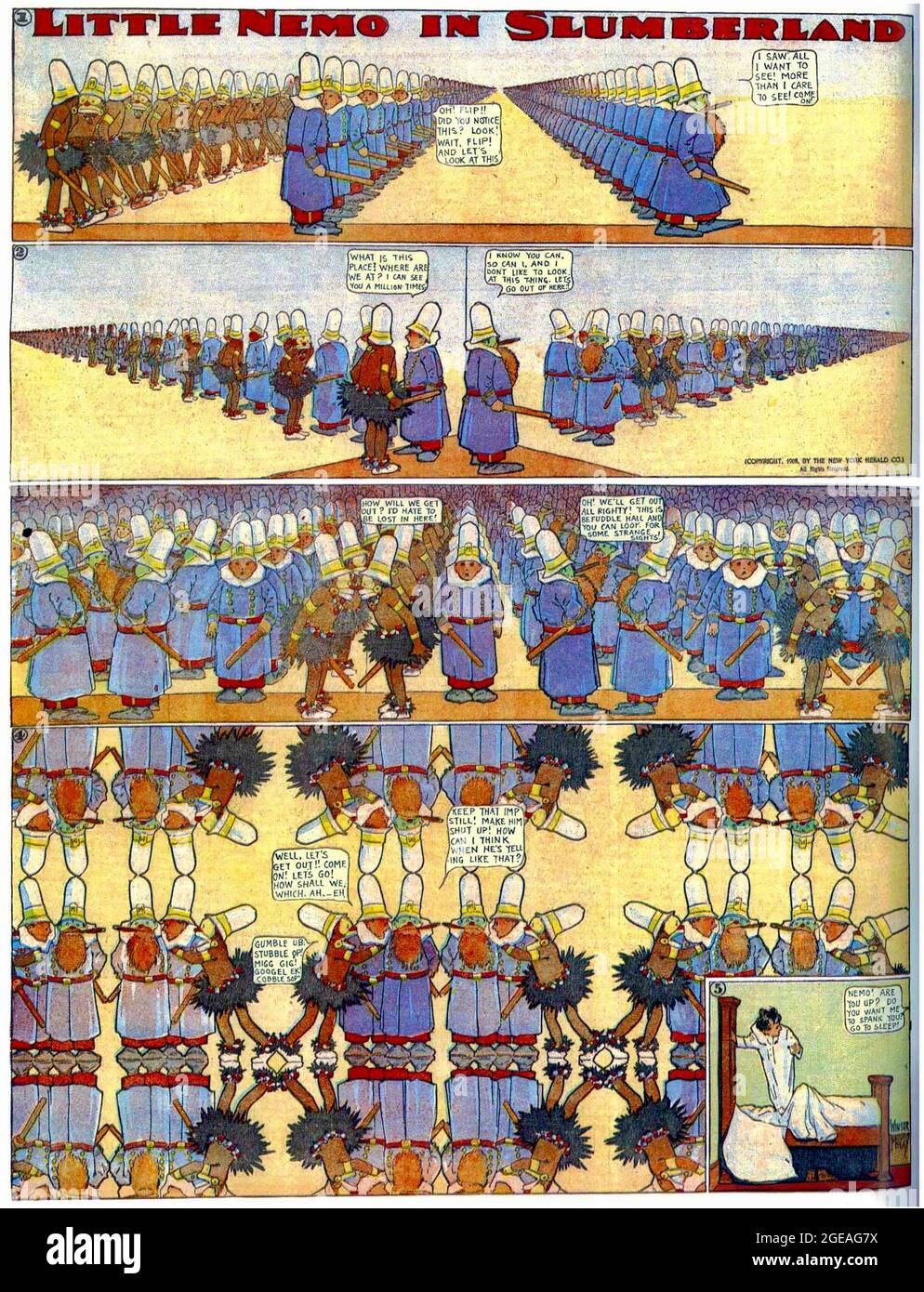 Vintage Little Nemo Winsor McCay cartoon Stock Photo - Alamy