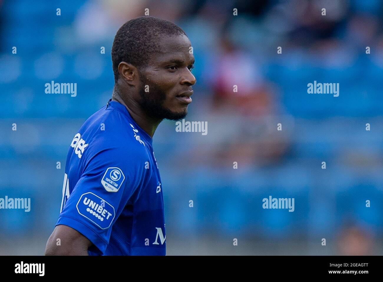 Trelleborg, Sweden. 15th Aug, 2021. Henry Offia (18 Trelleborg )during ...