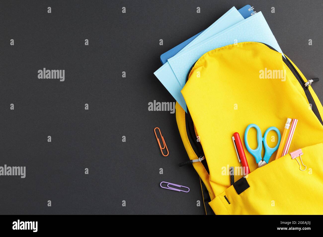 Empty school bag hi-res stock photography and images - Alamy