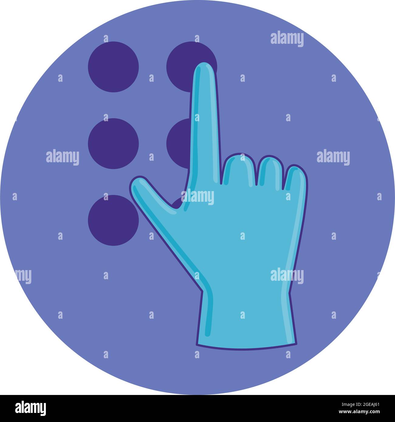 hand touching braille Stock Vector Image & Art - Alamy