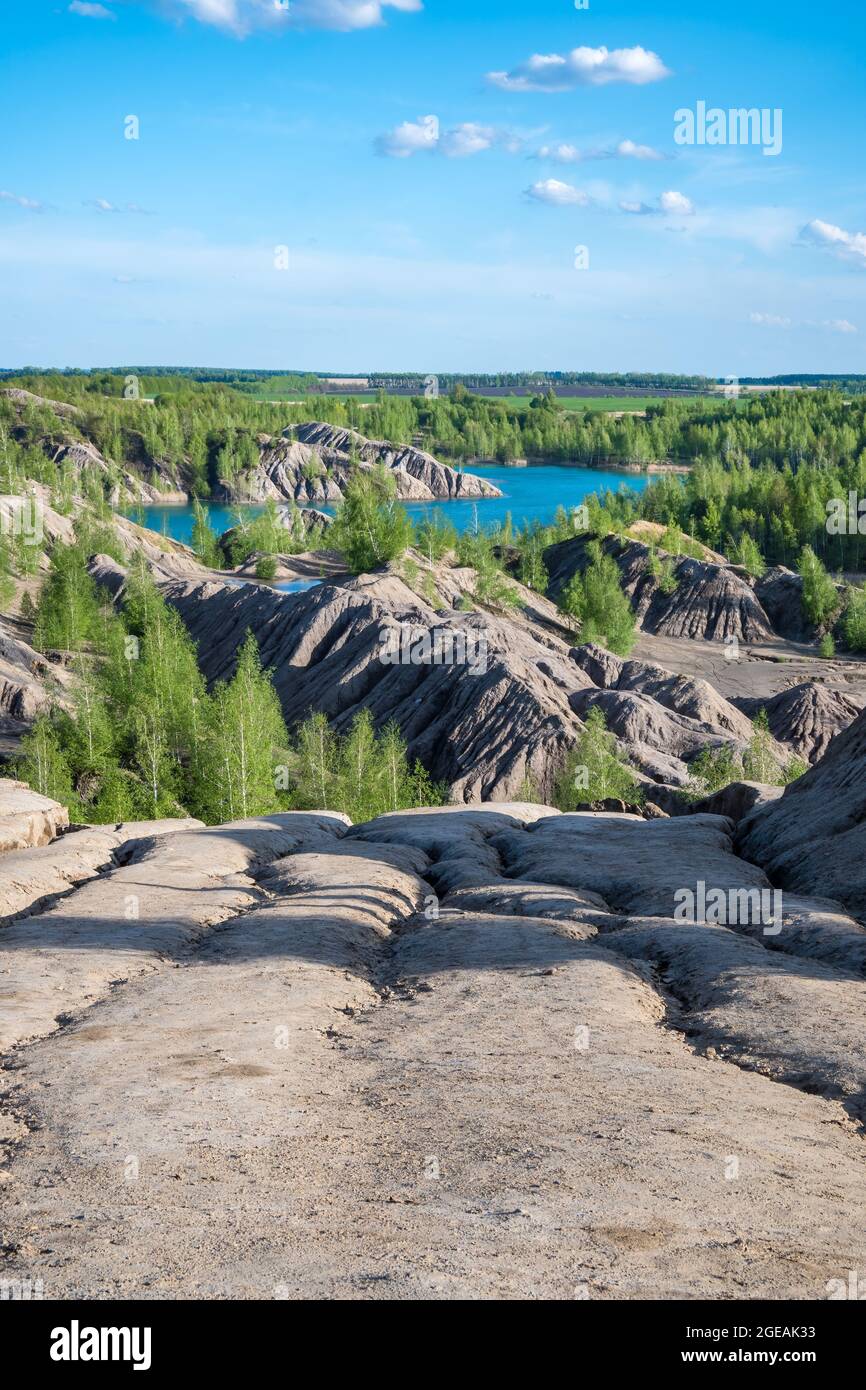 Steep pond slope hi-res stock photography and images - Alamy