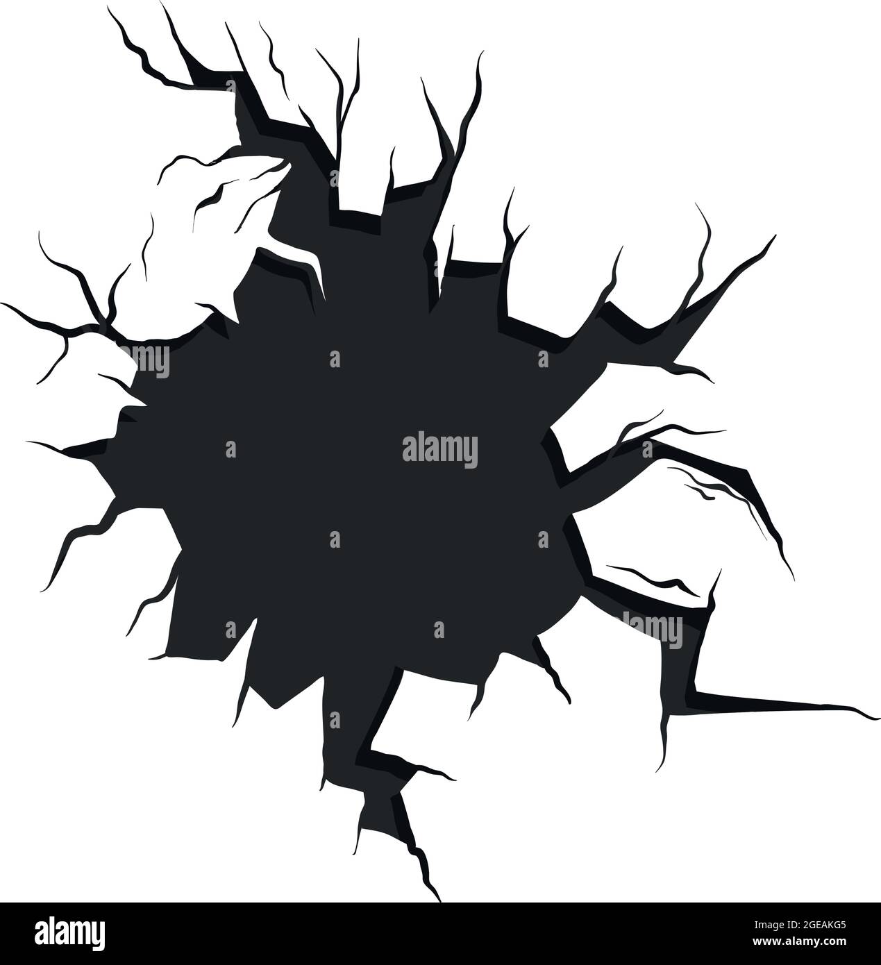 black explosive wall Stock Vector Image & Art - Alamy