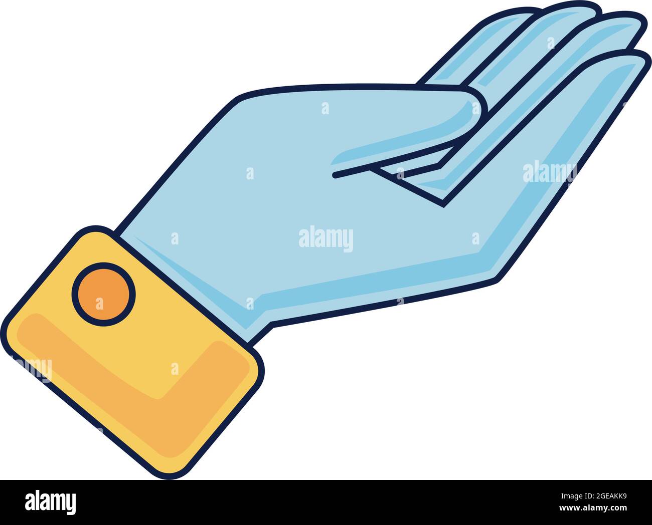 hand lifting emblem Stock Vector Image & Art - Alamy