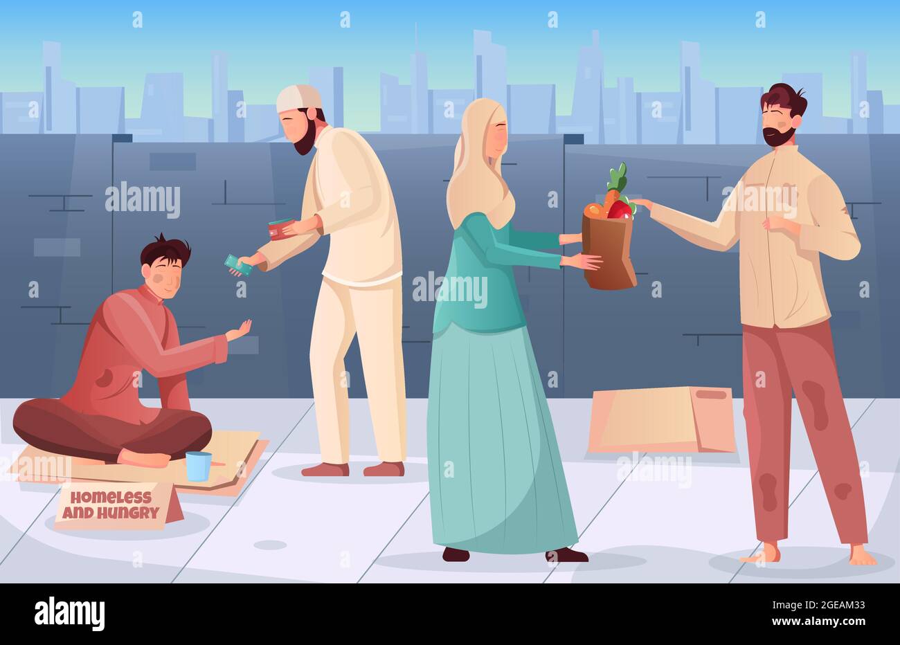 People Giving To Charity