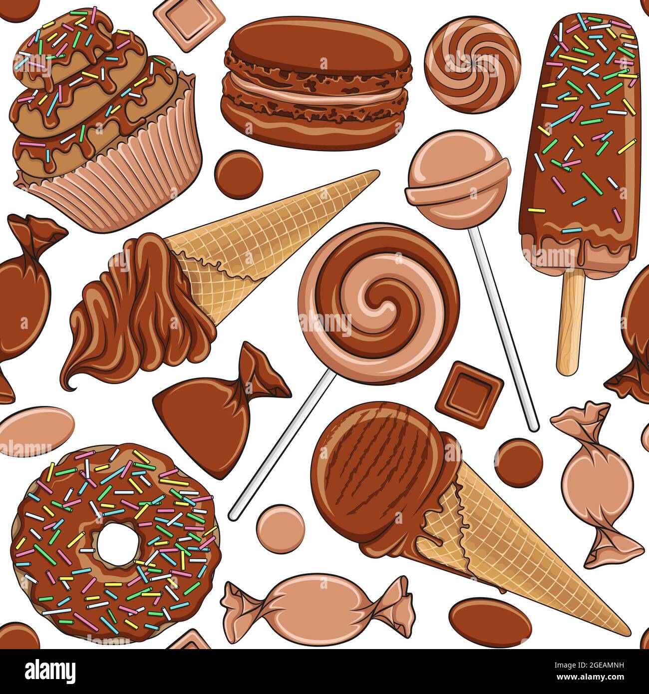 Sweets candy vector vectors hi-res stock photography and images - Alamy