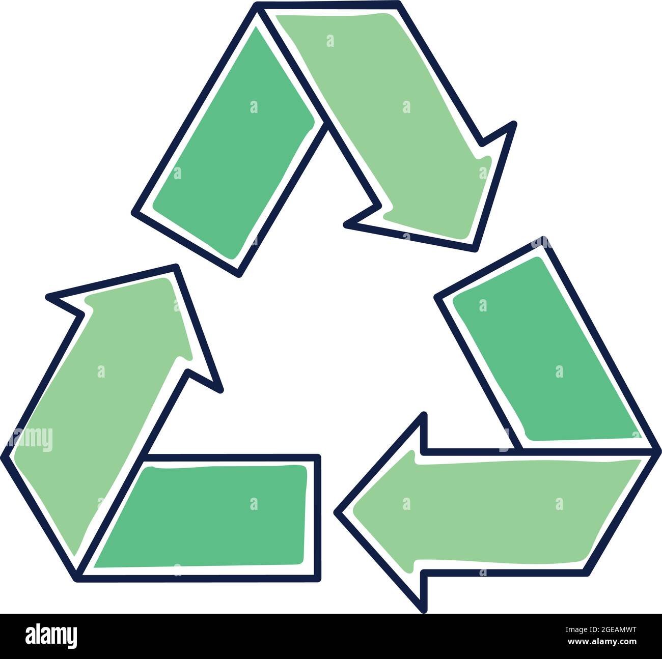 arrows recycle icon Stock Vector Image & Art - Alamy