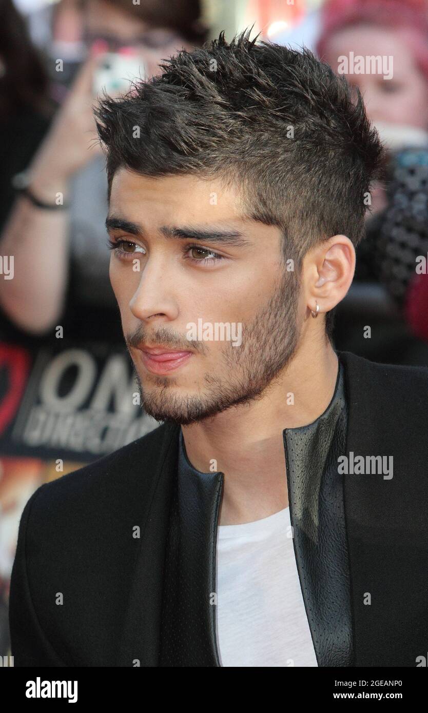 London. UK. Zayn Malik at the World Premiere Of 'One Direction This Is ...