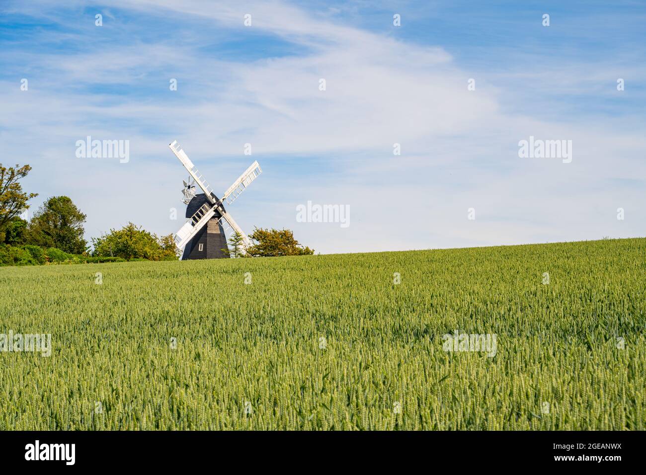 Ringwould windmill near Deal Kent Stock Photo - Alamy