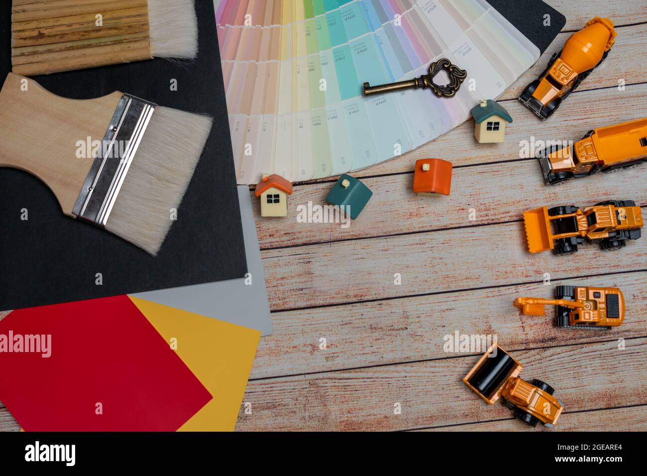 Construction vehicles drawing hi-res stock photography and images - Alamy