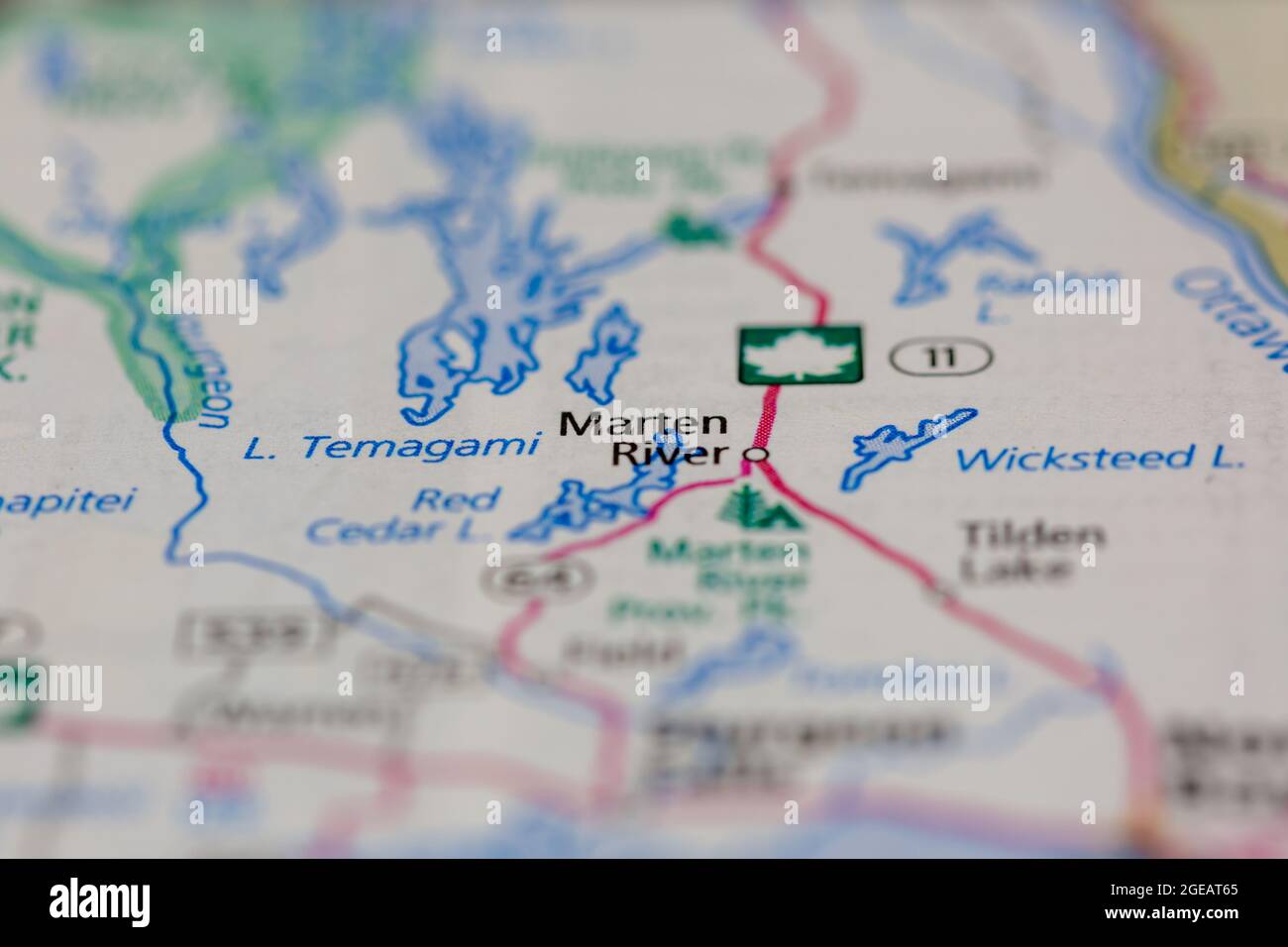 Map of marten river hi-res stock photography and images - Alamy