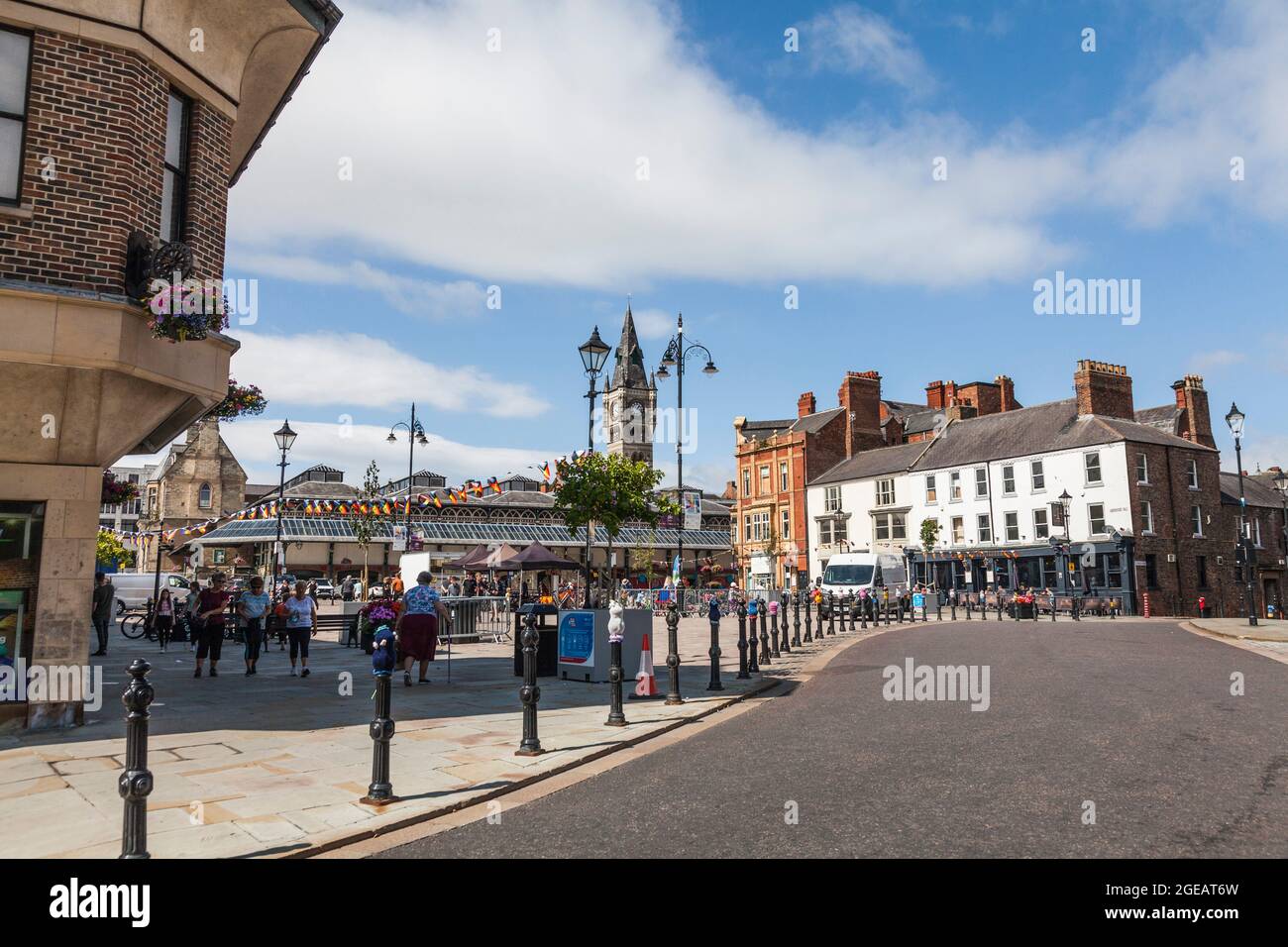 Market Square in Darlington,Co.Durham,England,UK Stock Photo - Alamy