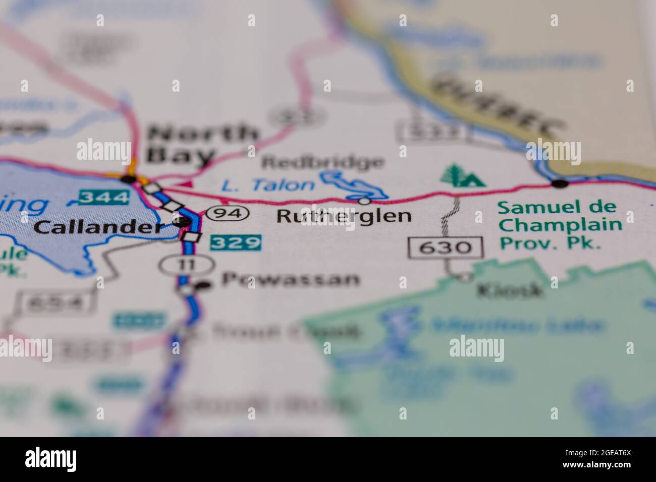 Rutherglen map hi-res stock photography and images - Alamy