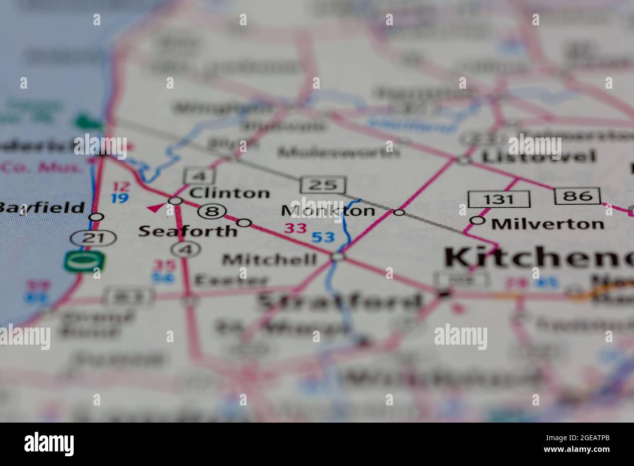 Map of monkton hi-res stock photography and images - Alamy