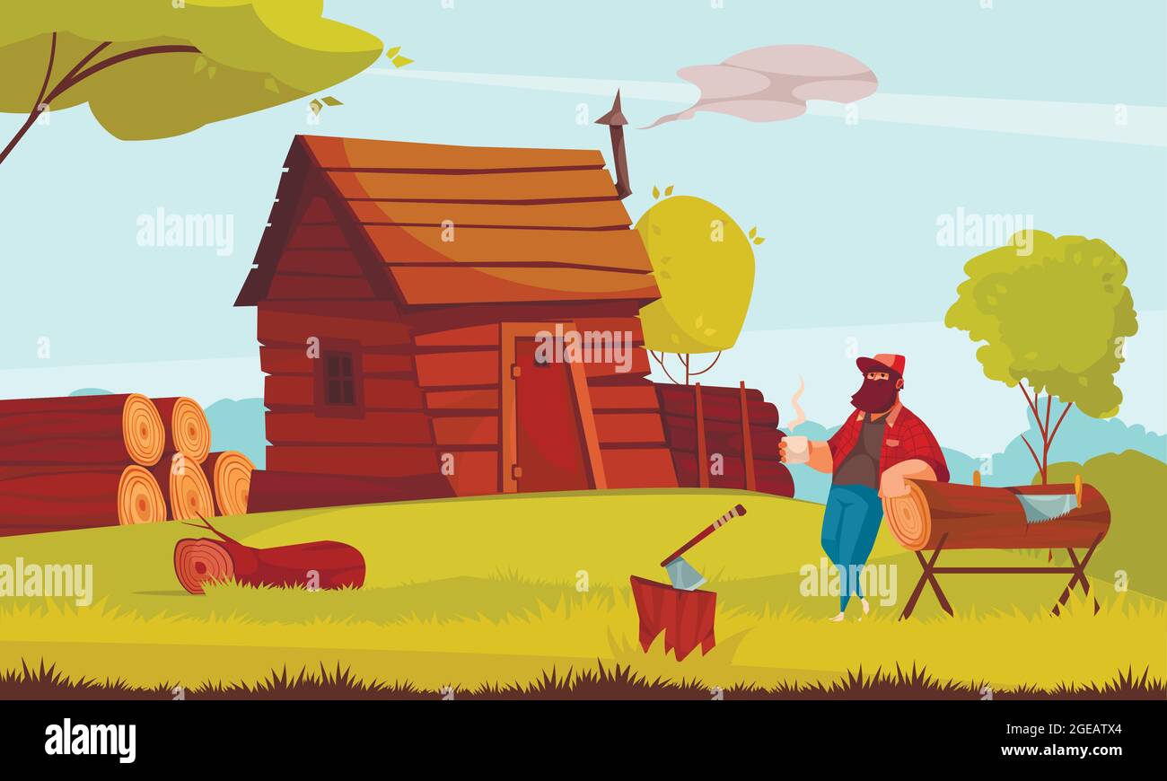 House Break In Cartoon