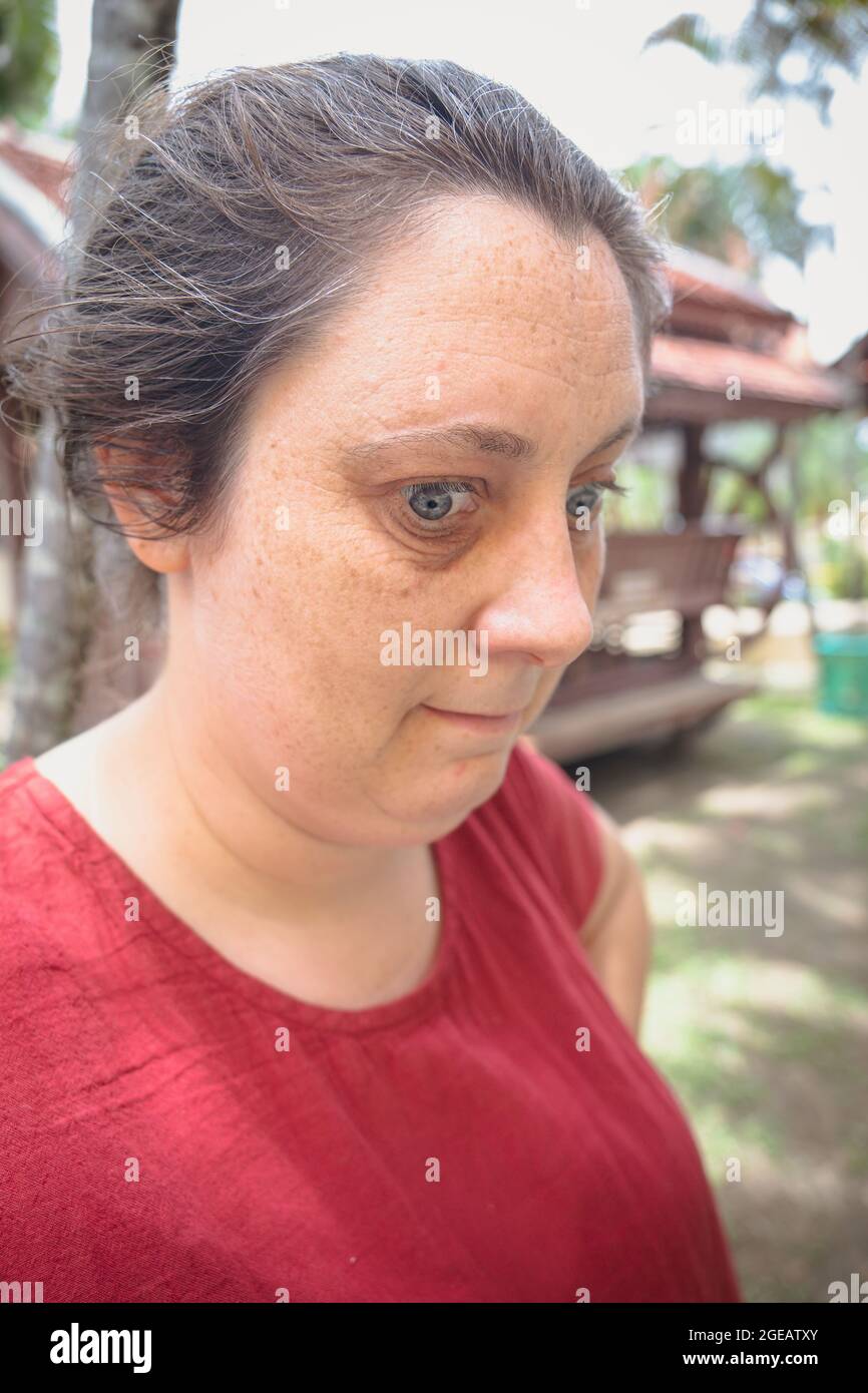 Angry girl hands on hips hi-res stock photography and images - Alamy