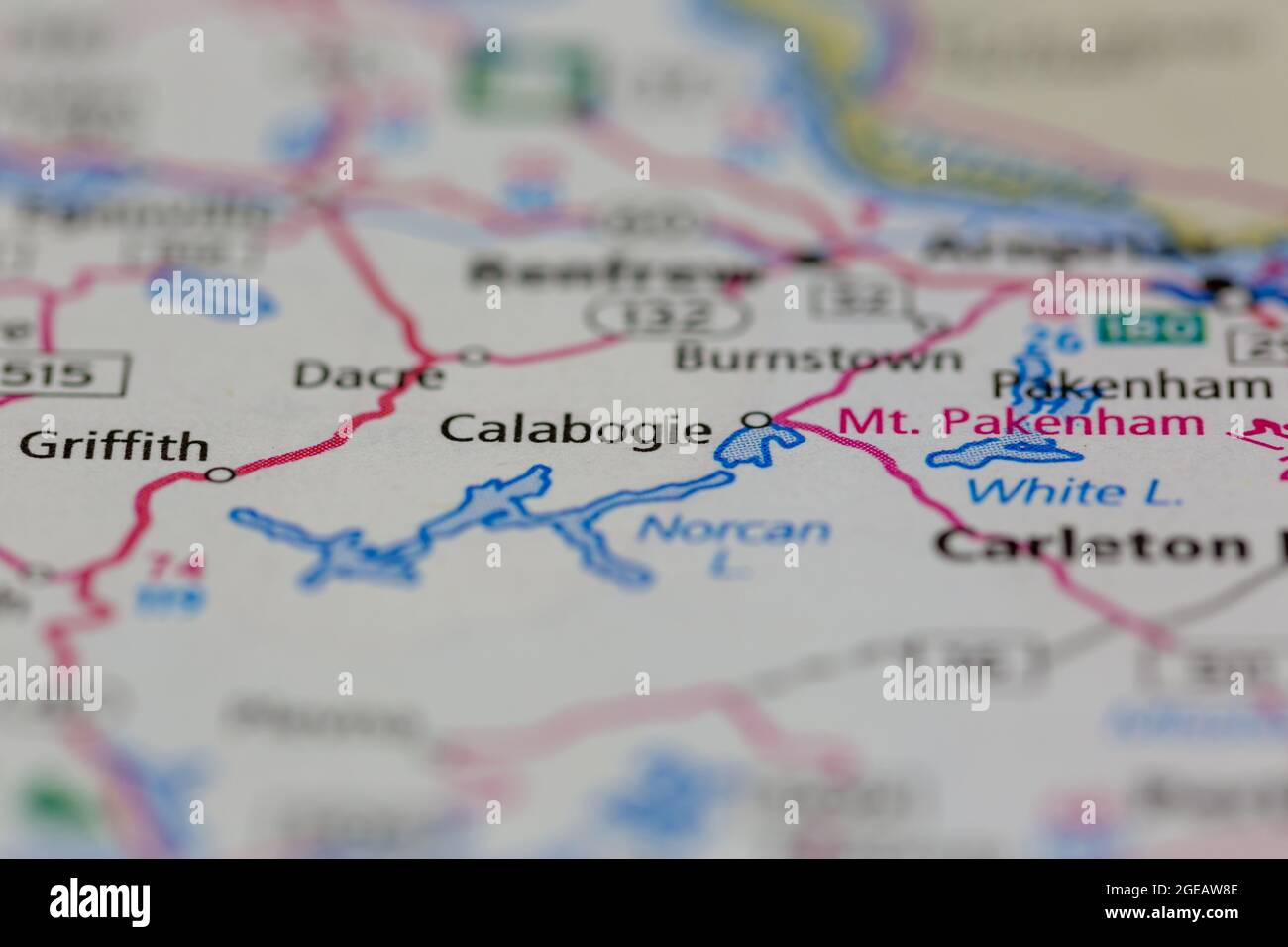 Calabogie ontario map hi-res stock photography and images - Alamy